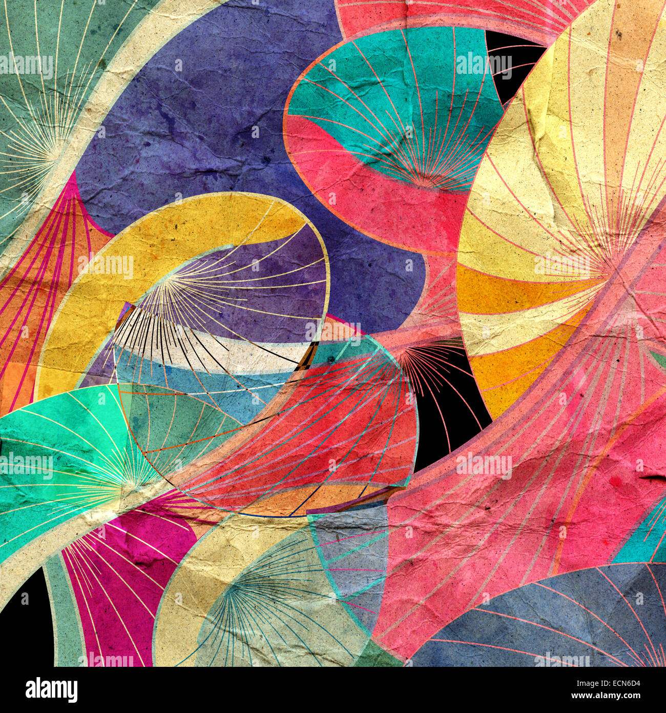 graphic a abstract background with different elements Stock Photo - Alamy