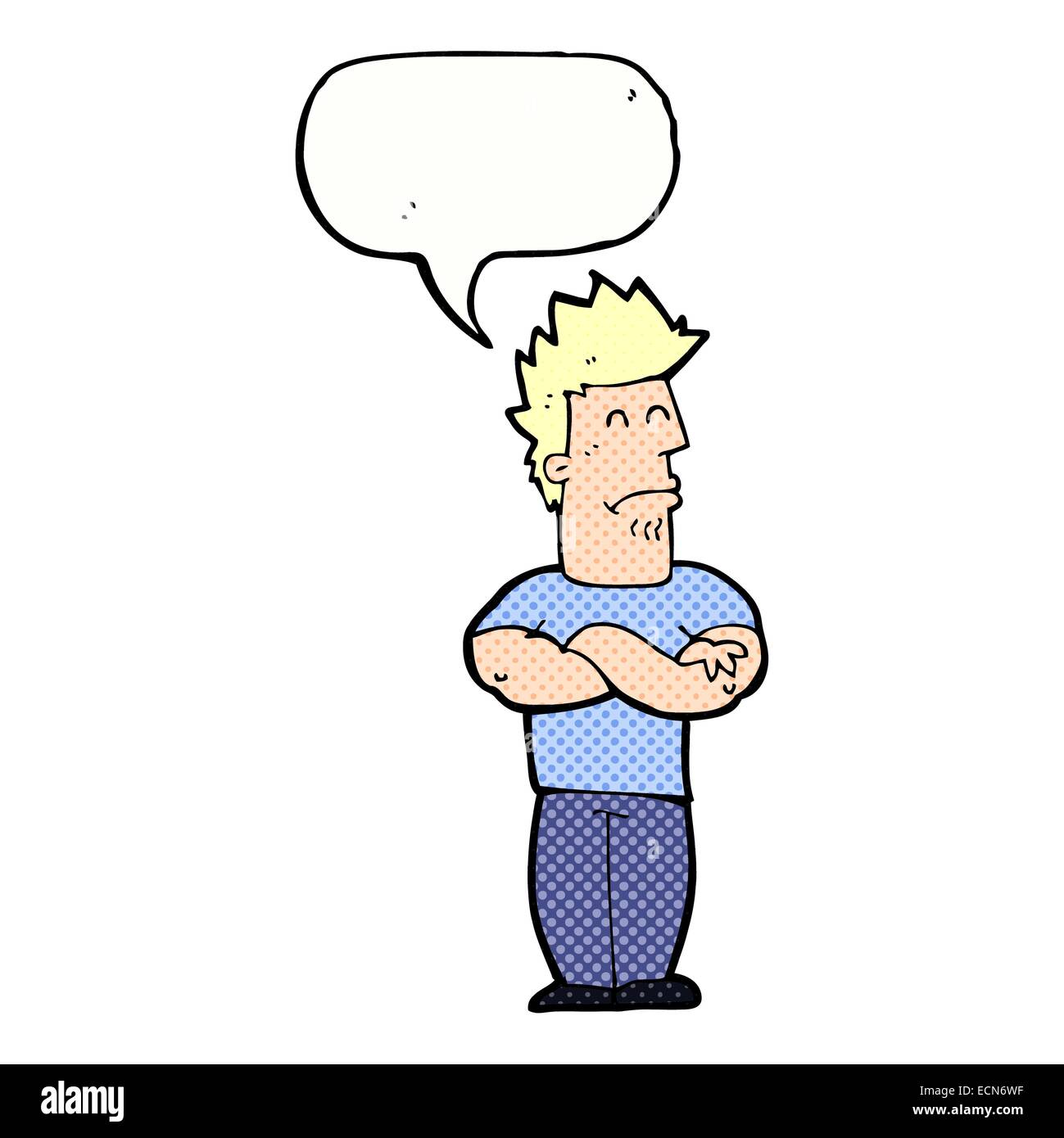 Sulking male Stock Vector Images - Alamy