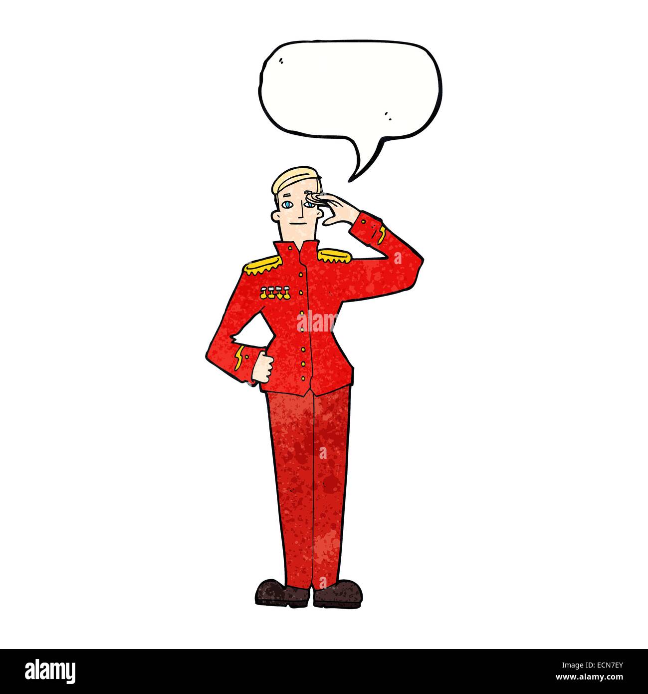 Military man speech Stock Vector Images - Alamy