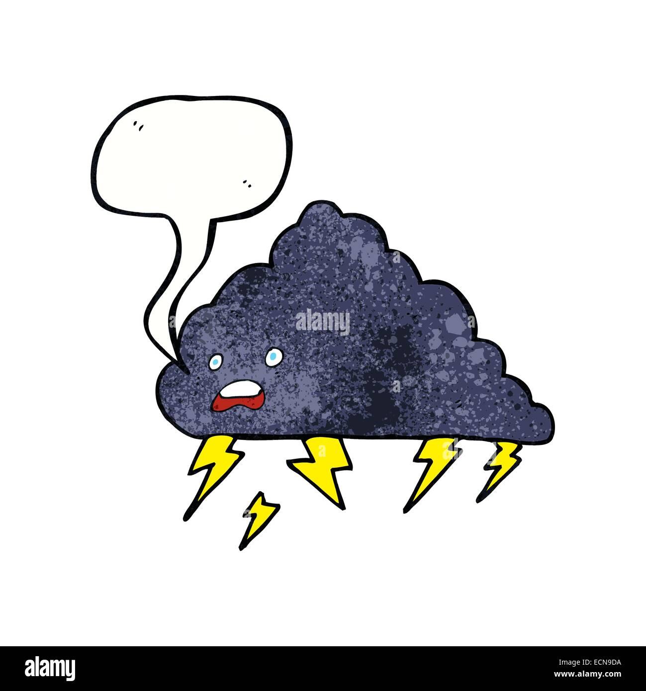 Thundercloud cartoon character hi-res stock photography and images - Alamy