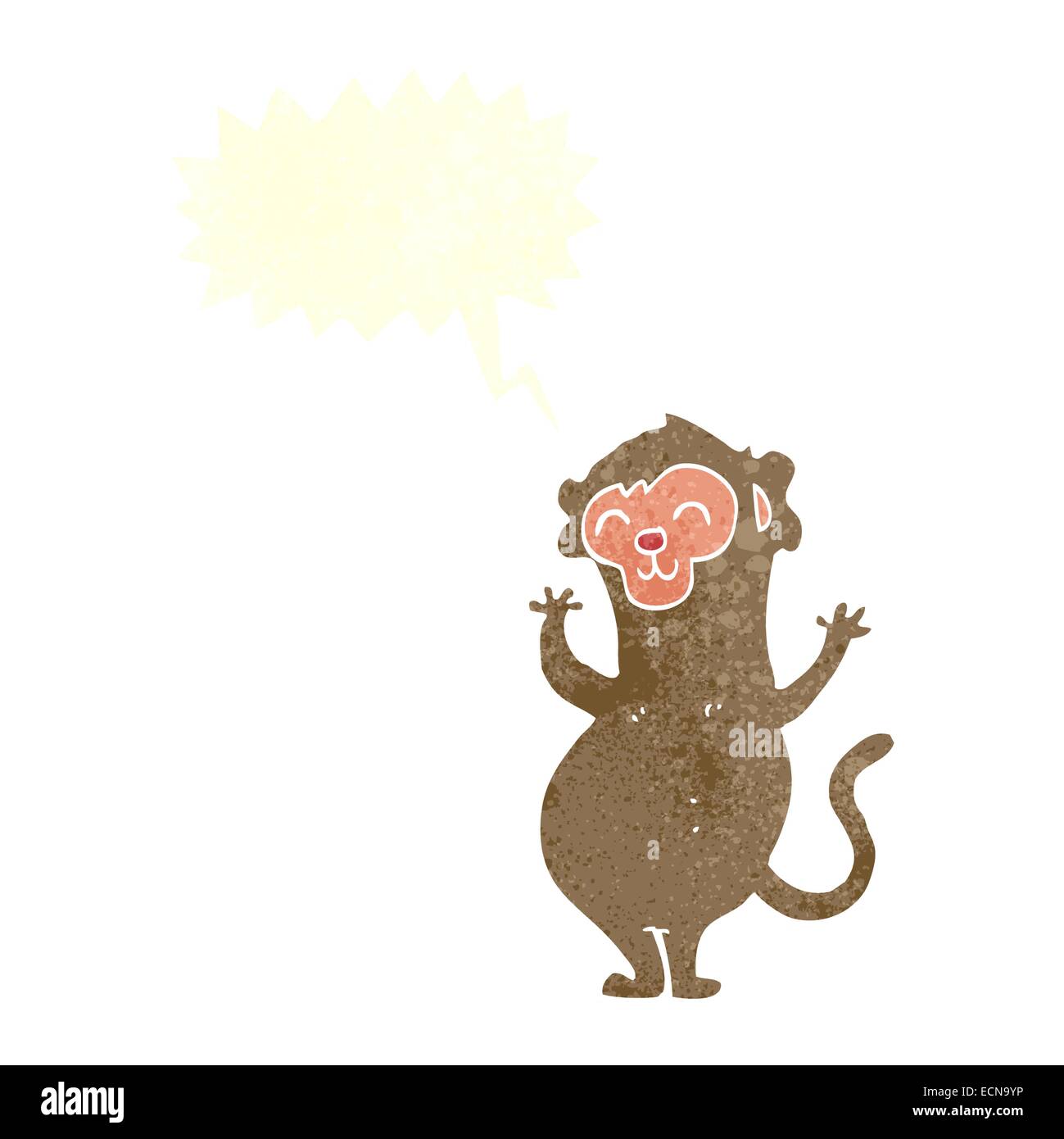 Monkey speaking Stock Vector Images - Alamy