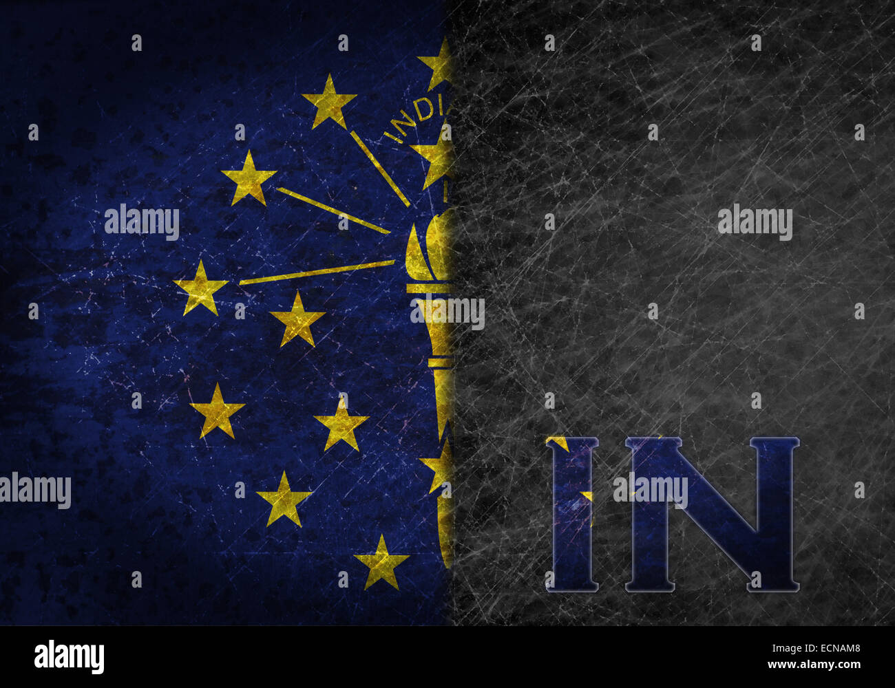 Indiana state sign hi-res stock photography and images - Alamy