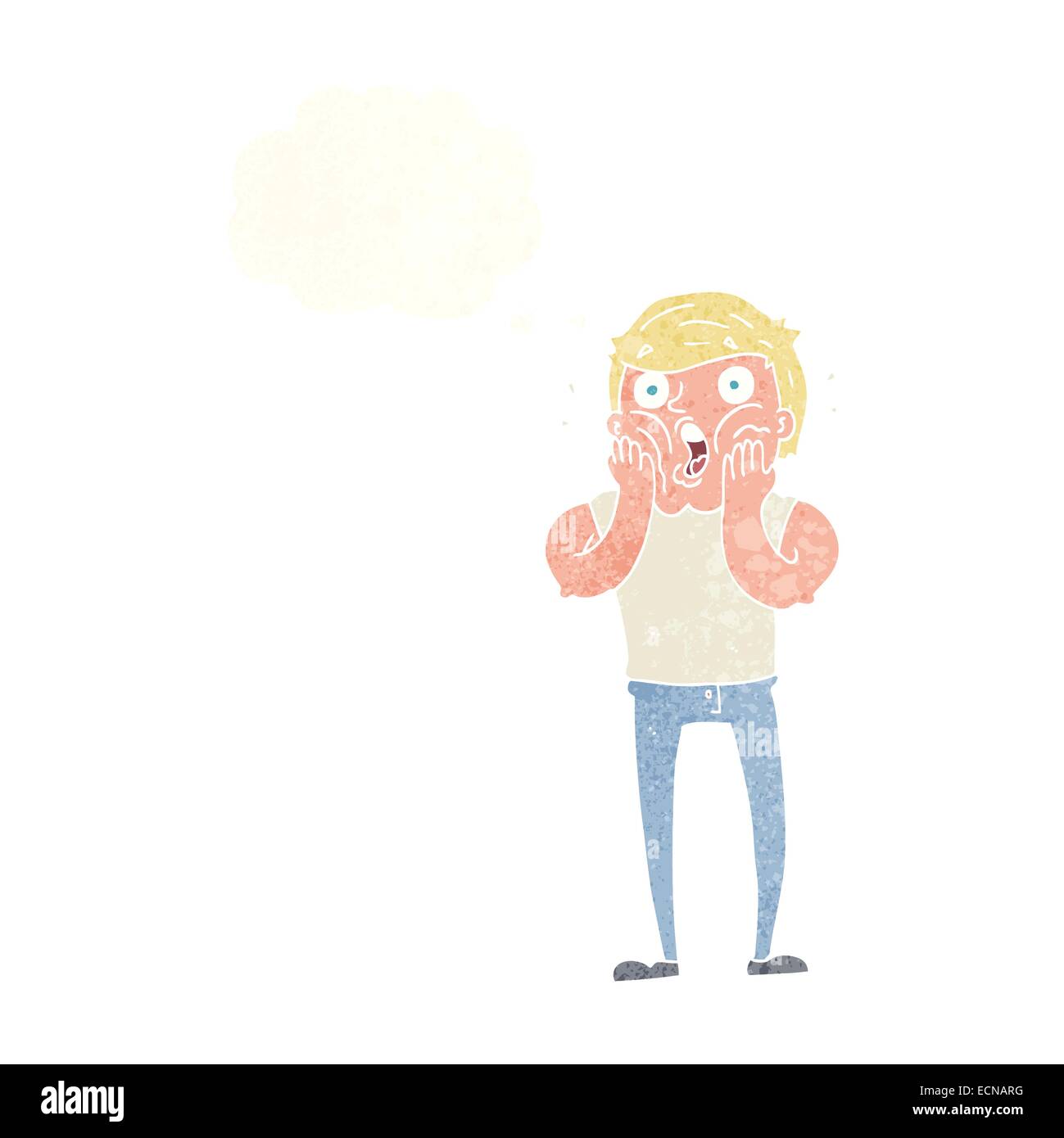 Cartoon gasping man hi-res stock photography and images - Alamy