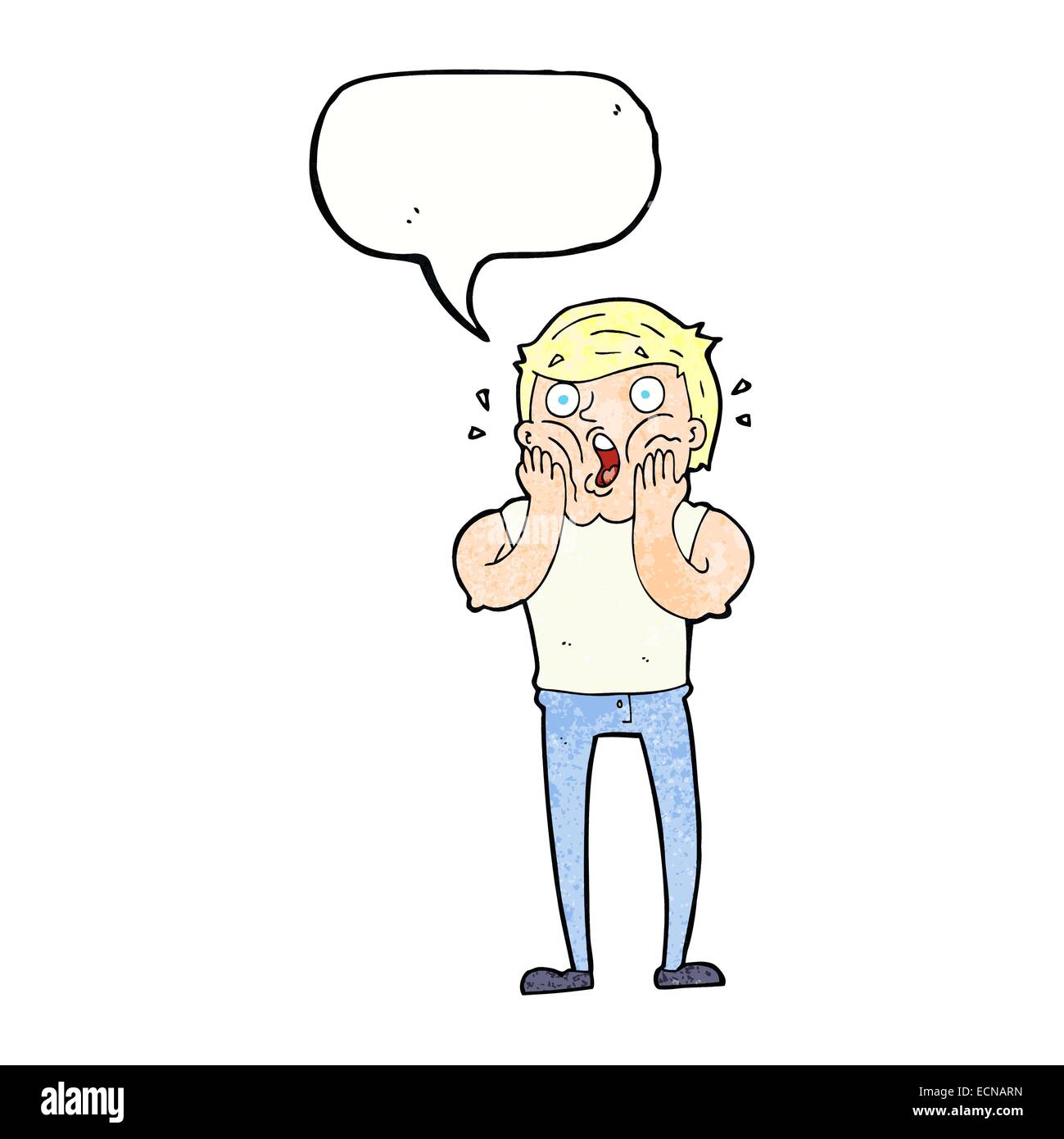 Cartoon gasping man hi-res stock photography and images - Alamy