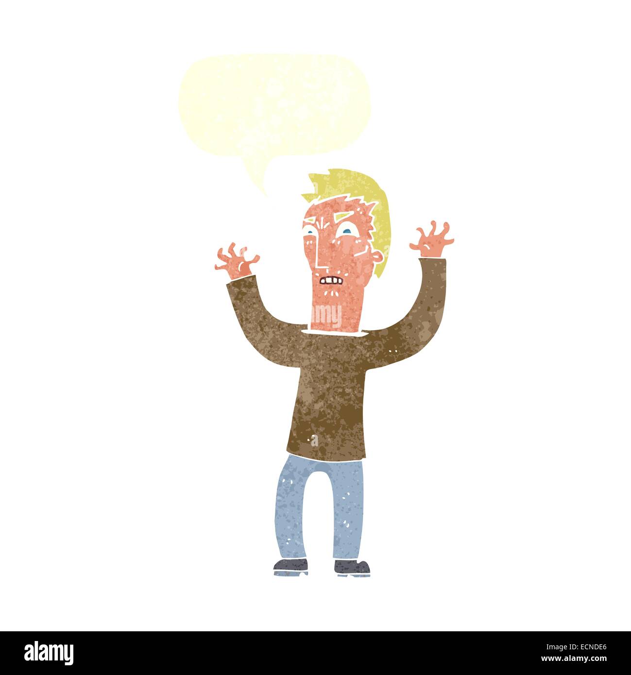 cartoon angry man with speech bubble Stock Vector Image & Art - Alamy