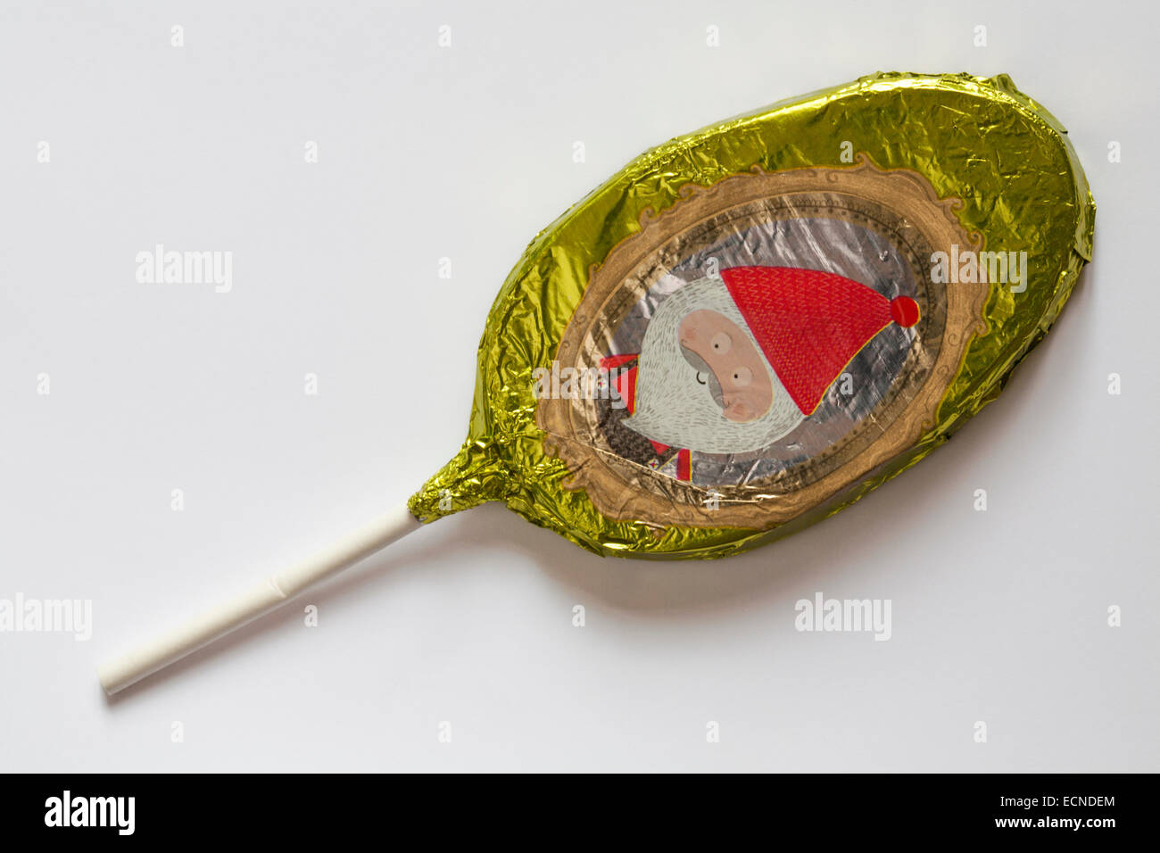 Santa claus chocolate lolly hi-res stock photography and images - Alamy