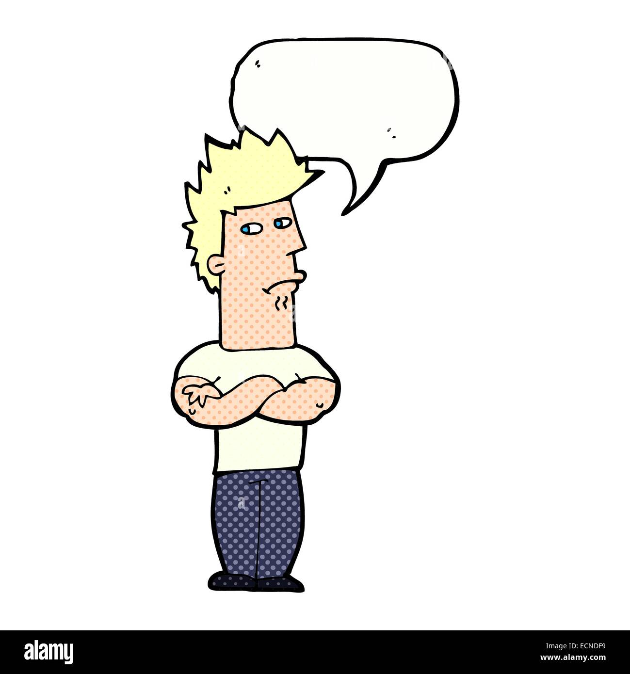 Boy sulking Stock Vector Images - Alamy