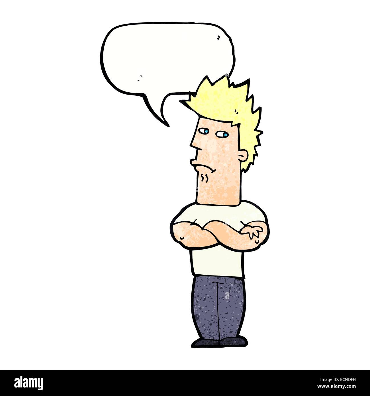 Boy sulking Stock Vector Images - Alamy