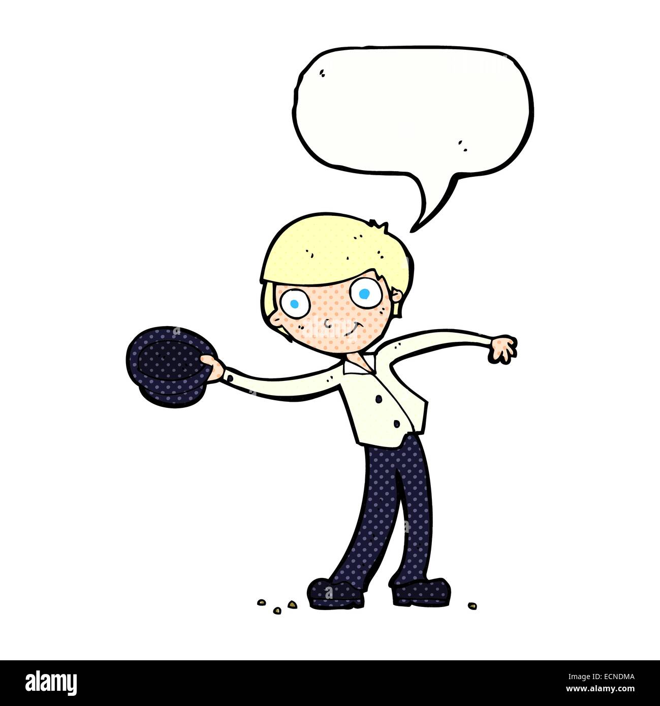 Cartoon man tipping hat hi-res stock photography and images - Alamy