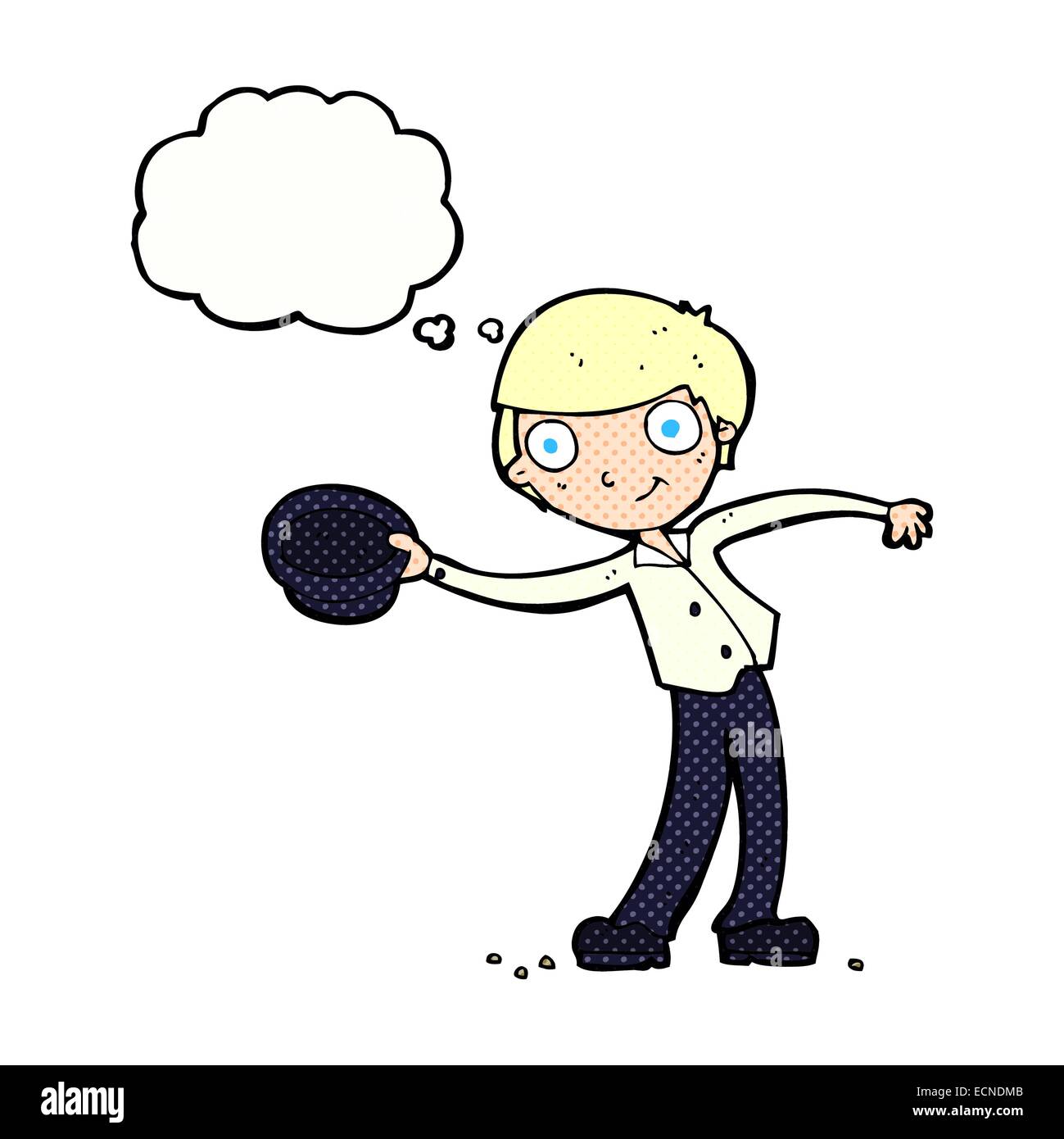 Cartoon man tipping hat hi-res stock photography and images - Alamy