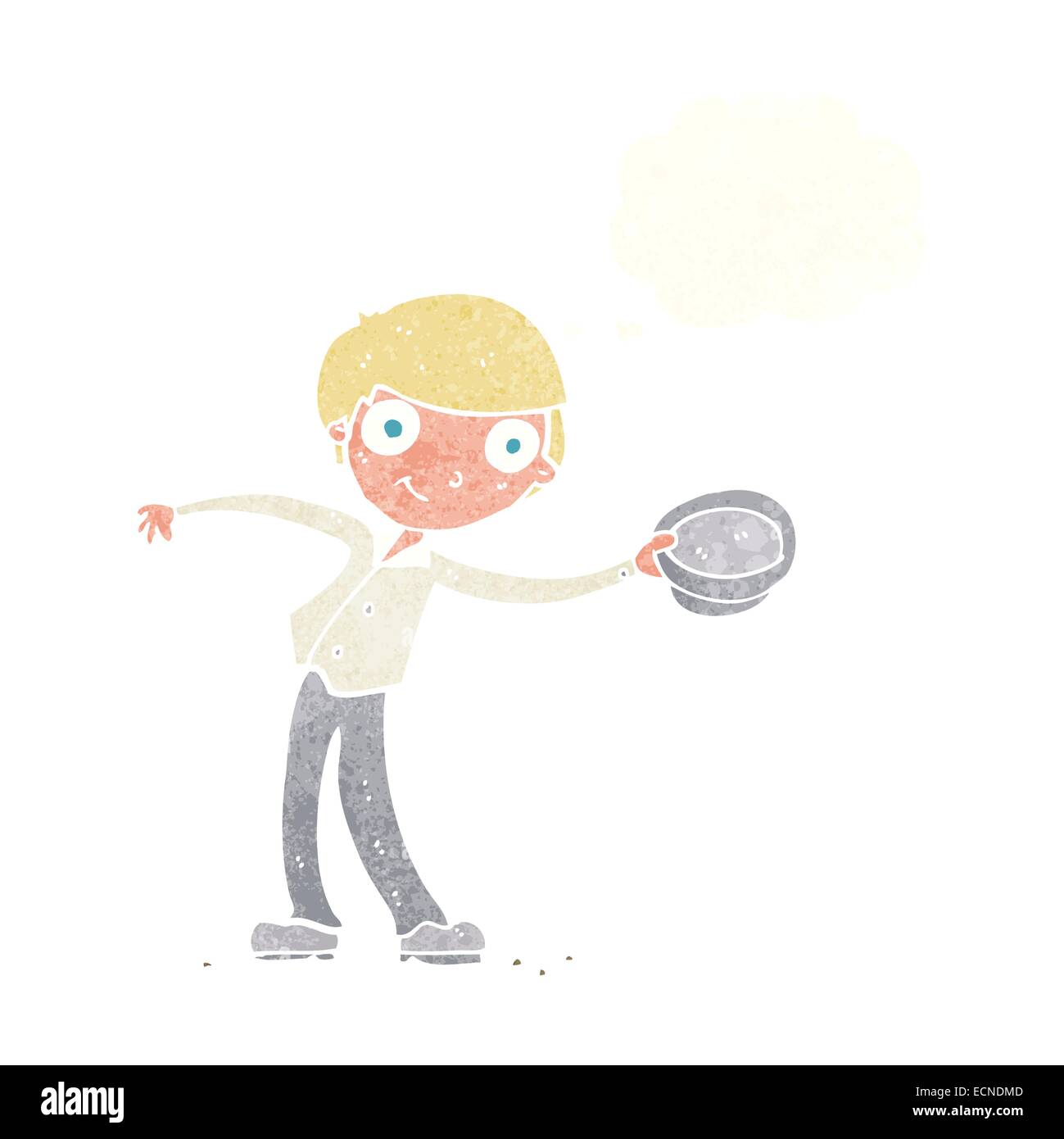 Cartoon man tipping hat hi-res stock photography and images - Alamy