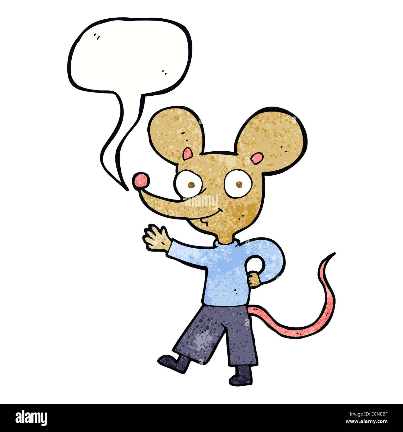 Cartoon waving mouse Stock Vector Images - Alamy