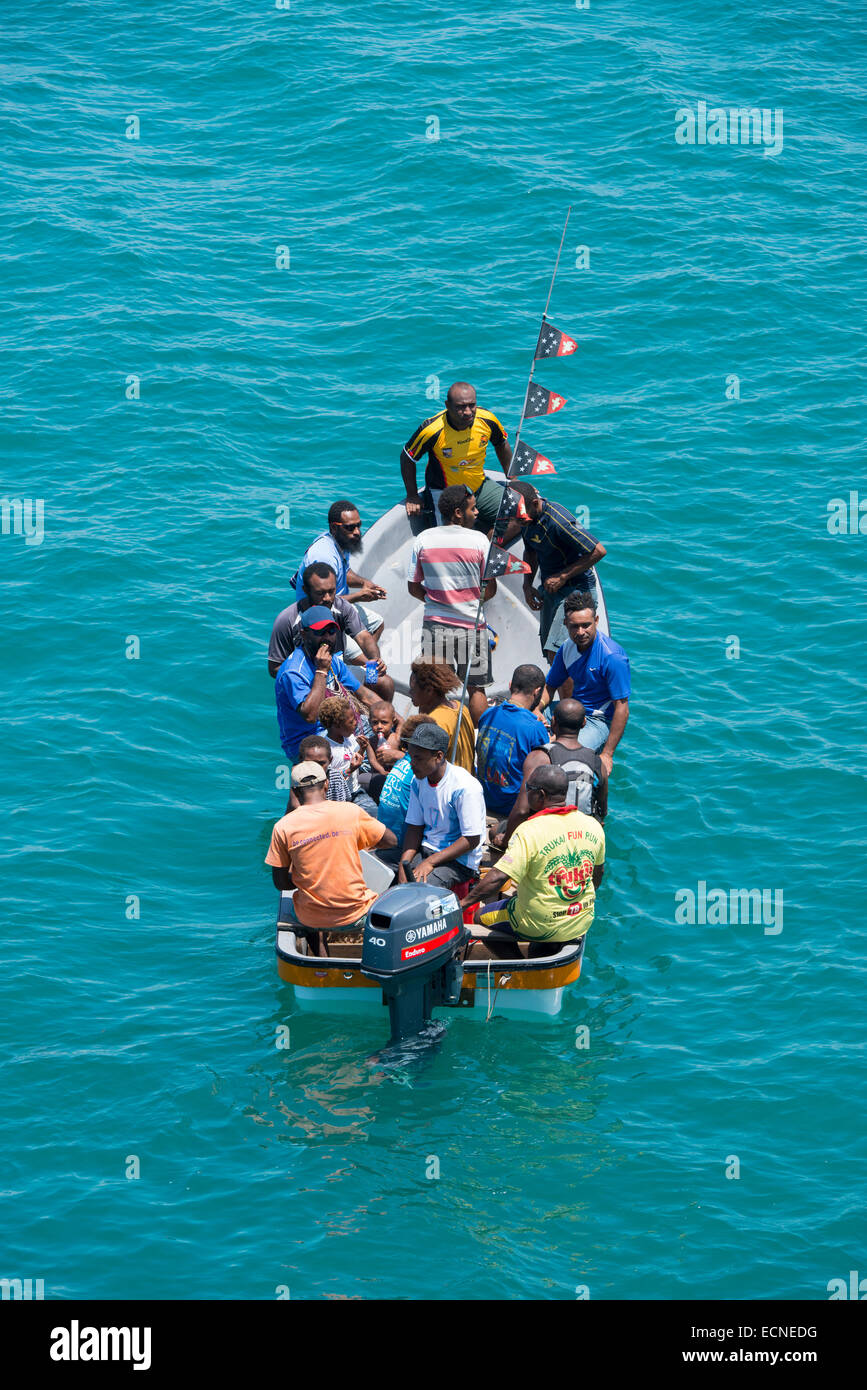 Papua new guinea village vanimo boat hi-res stock photography and ...