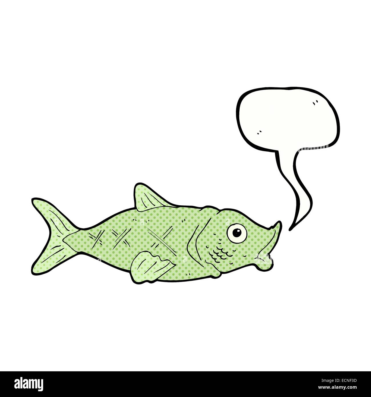 cartoon fish with speech bubble Stock Vector Image & Art - Alamy