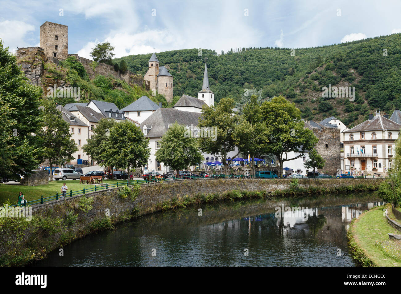 Esch sur Sûre, Luxembourg Stock Photo - Alamy