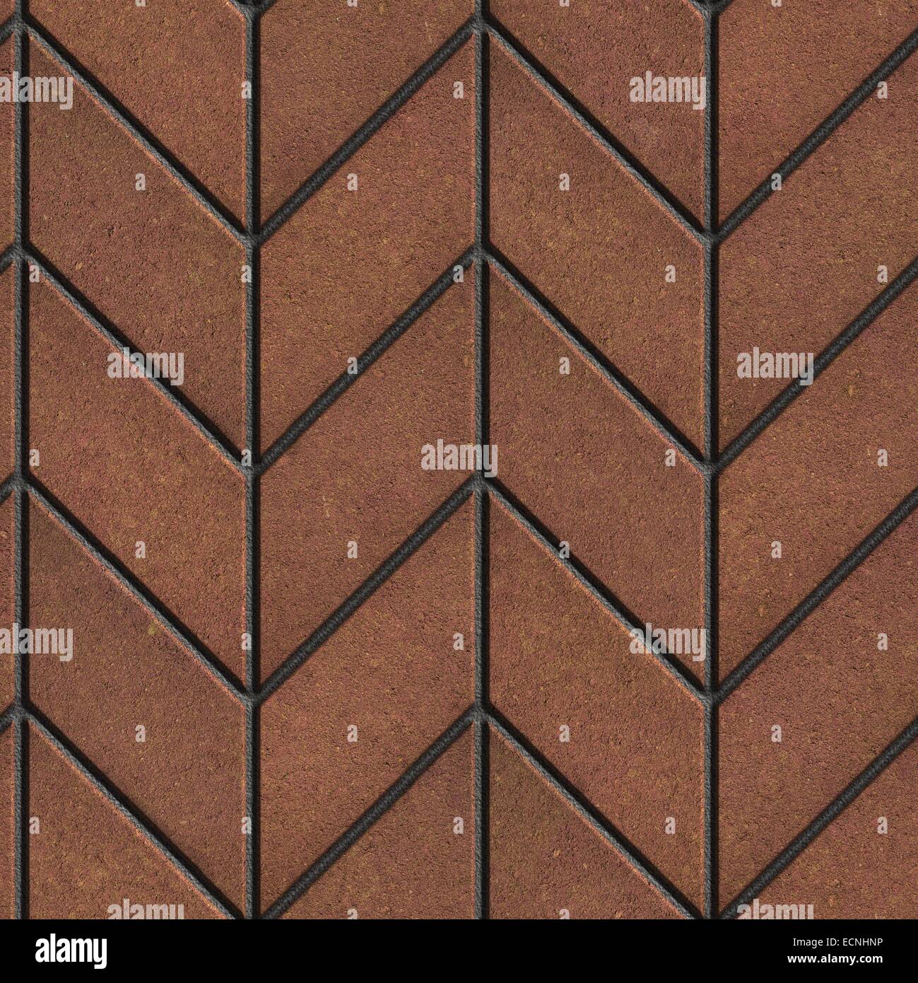 Brown Pavement Laying as Spikelet Stock Photo - Alamy