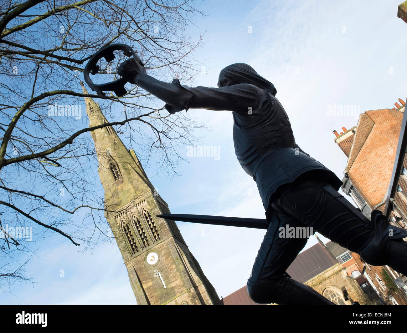 The statue of King Richard III by James Walter Butler RA now moved ...