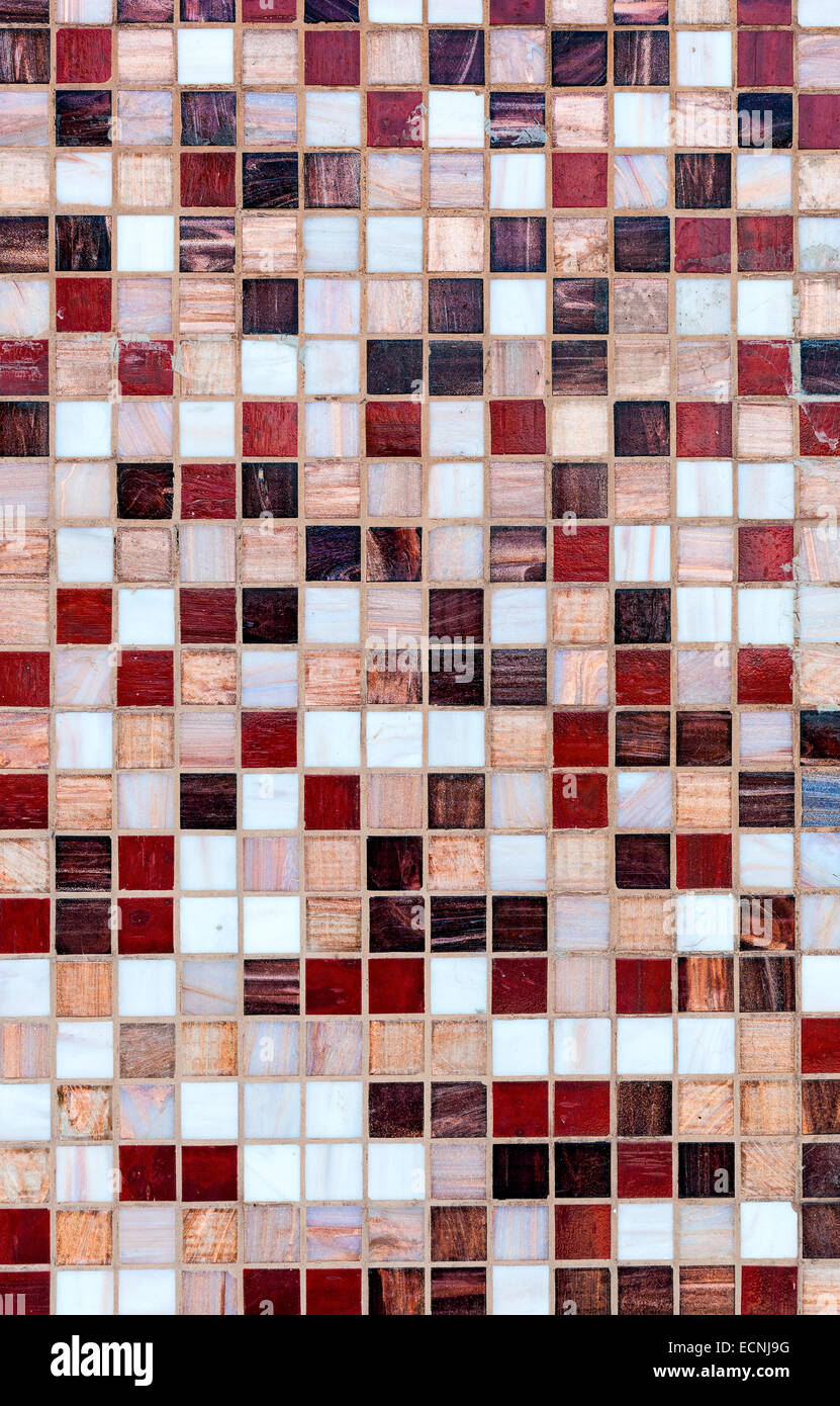 Ceramic glass colorful tiles mosaic composition pattern background ...