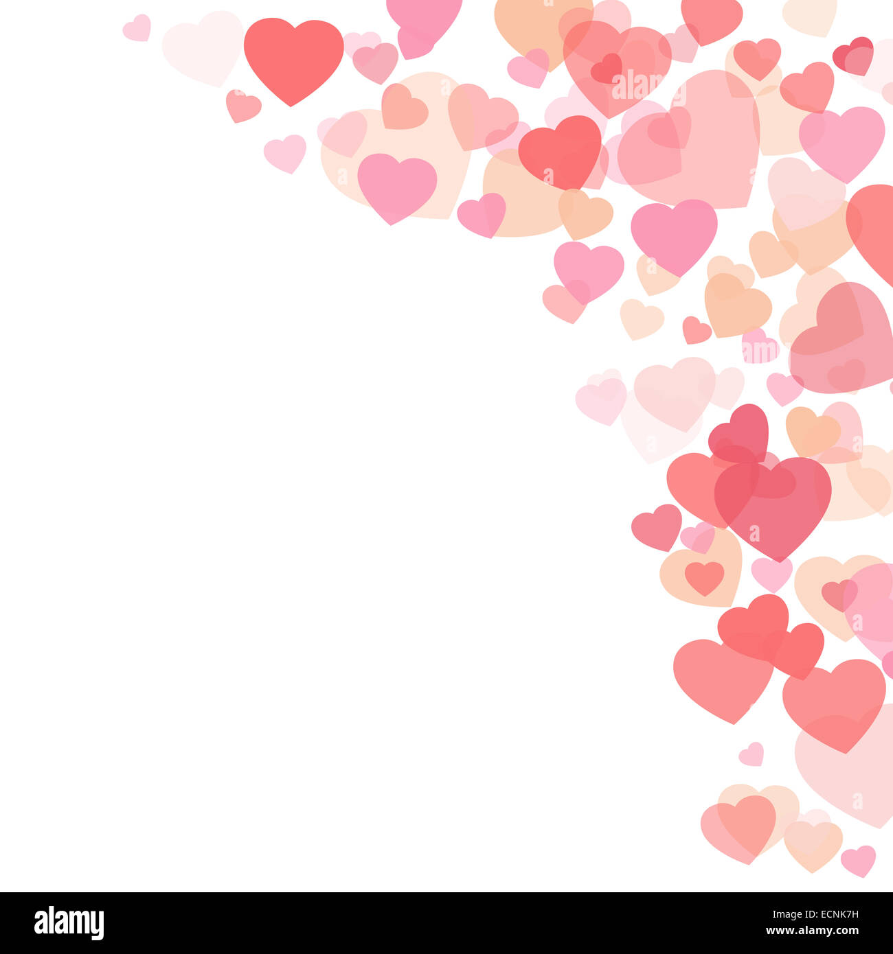 Valentines day background with hearts Stock Photo - Alamy