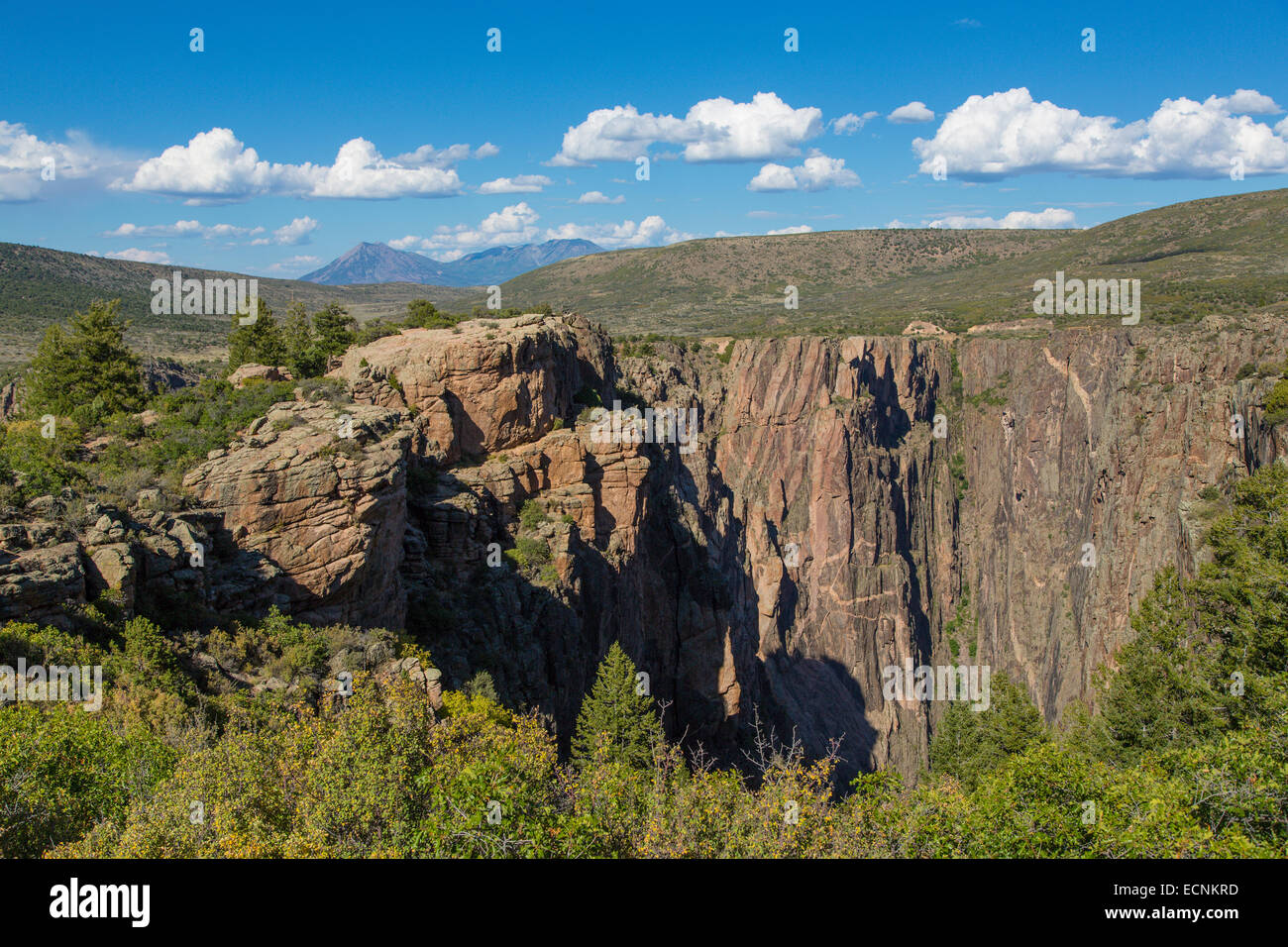 Black Canyon of the Gunnison National Park in western Colorado Stock ...