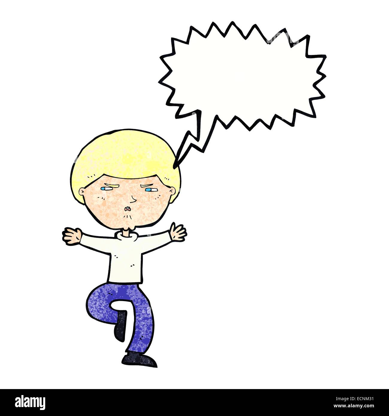 cartoon angry man with speech bubble Stock Vector Image & Art - Alamy