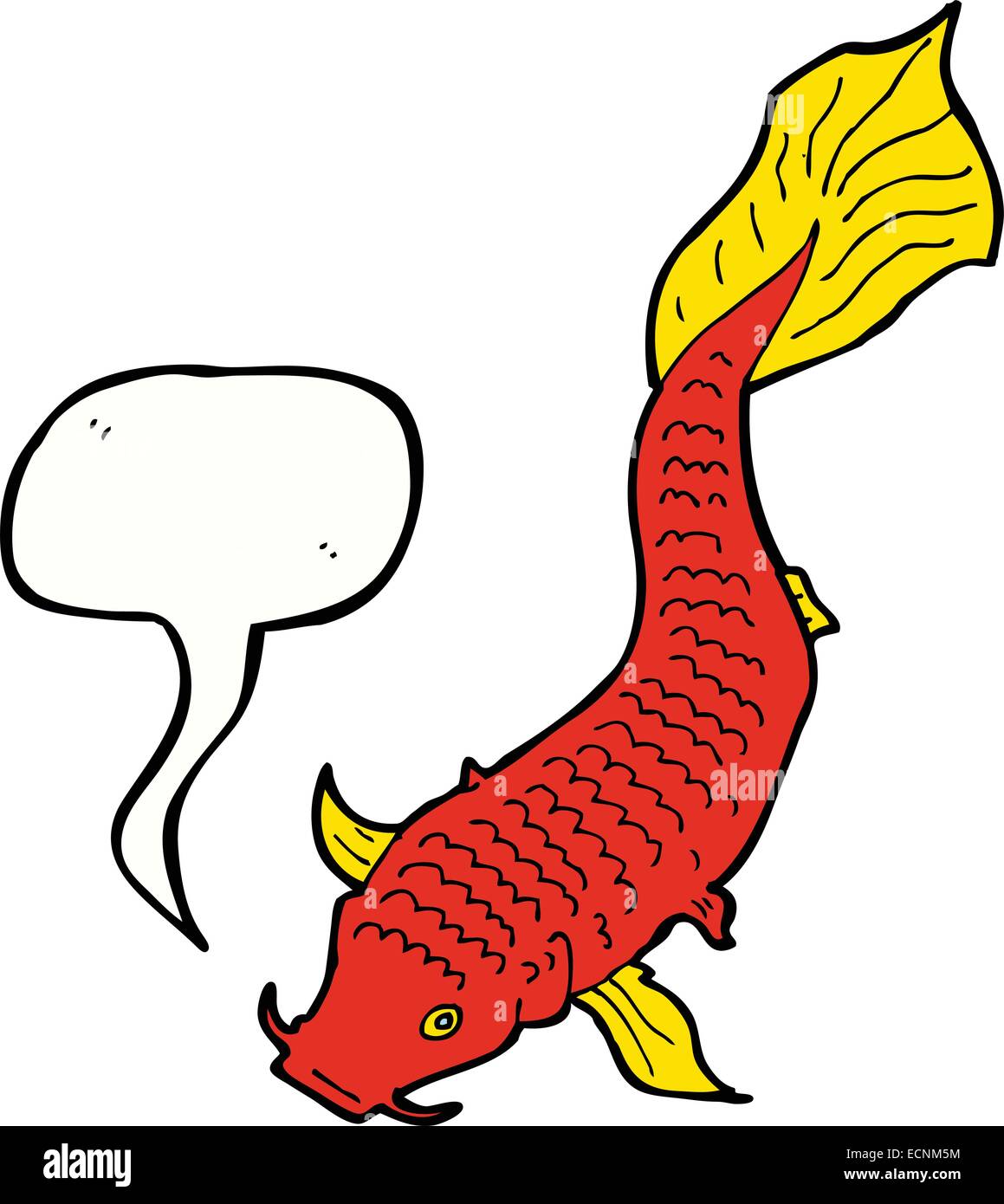 Koi fish bubble Stock Vector Images - Alamy