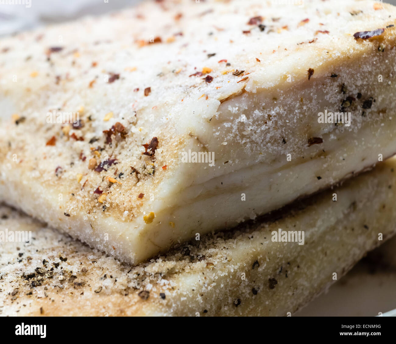 Meats and prepared Italian craft butcher Sicilian Stock Photo - Alamy