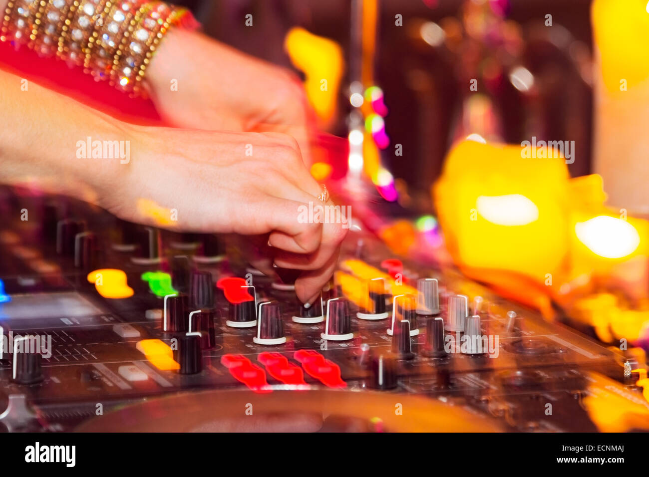 Hand hip hop dj playing hi-res stock photography and images - Alamy
