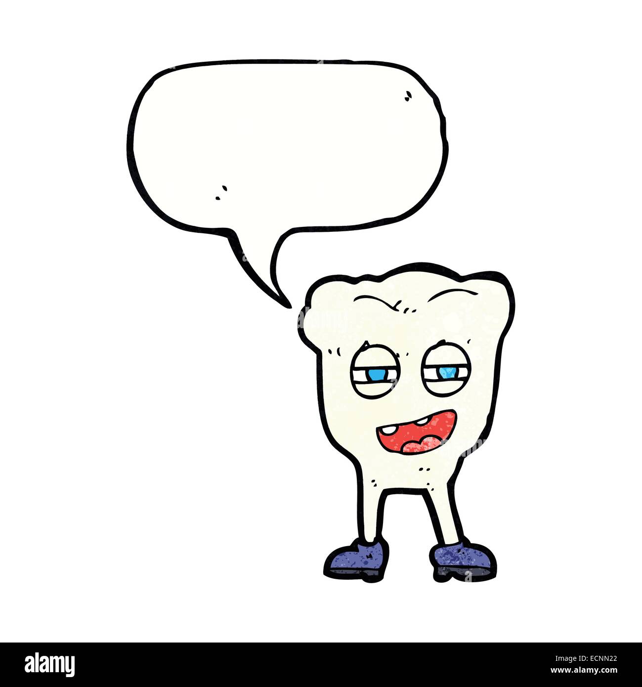 Cartoon funny tooth character bubble hi-res stock photography and ...