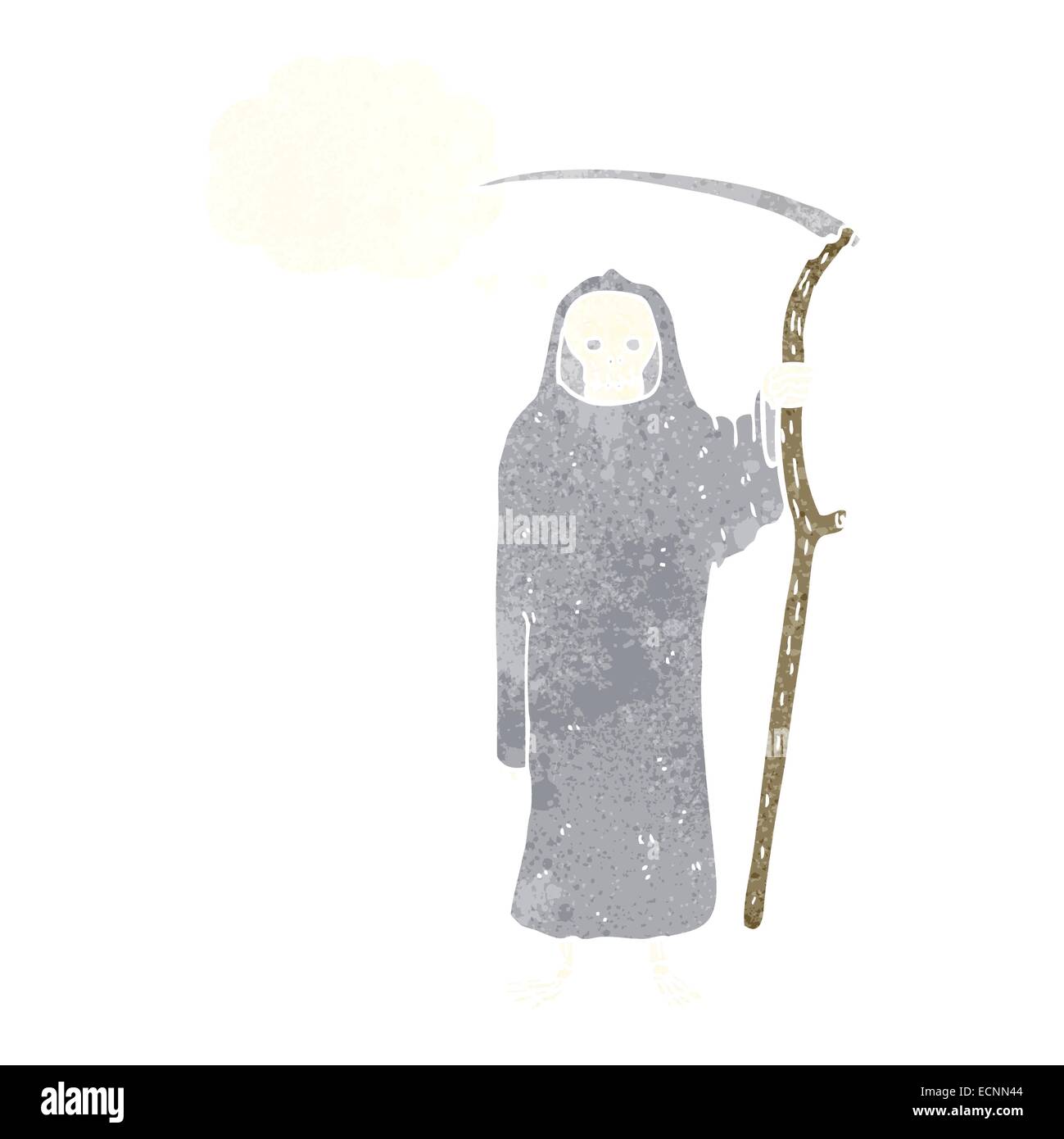 death cartoon with thought bubble Stock Vector Image & Art - Alamy