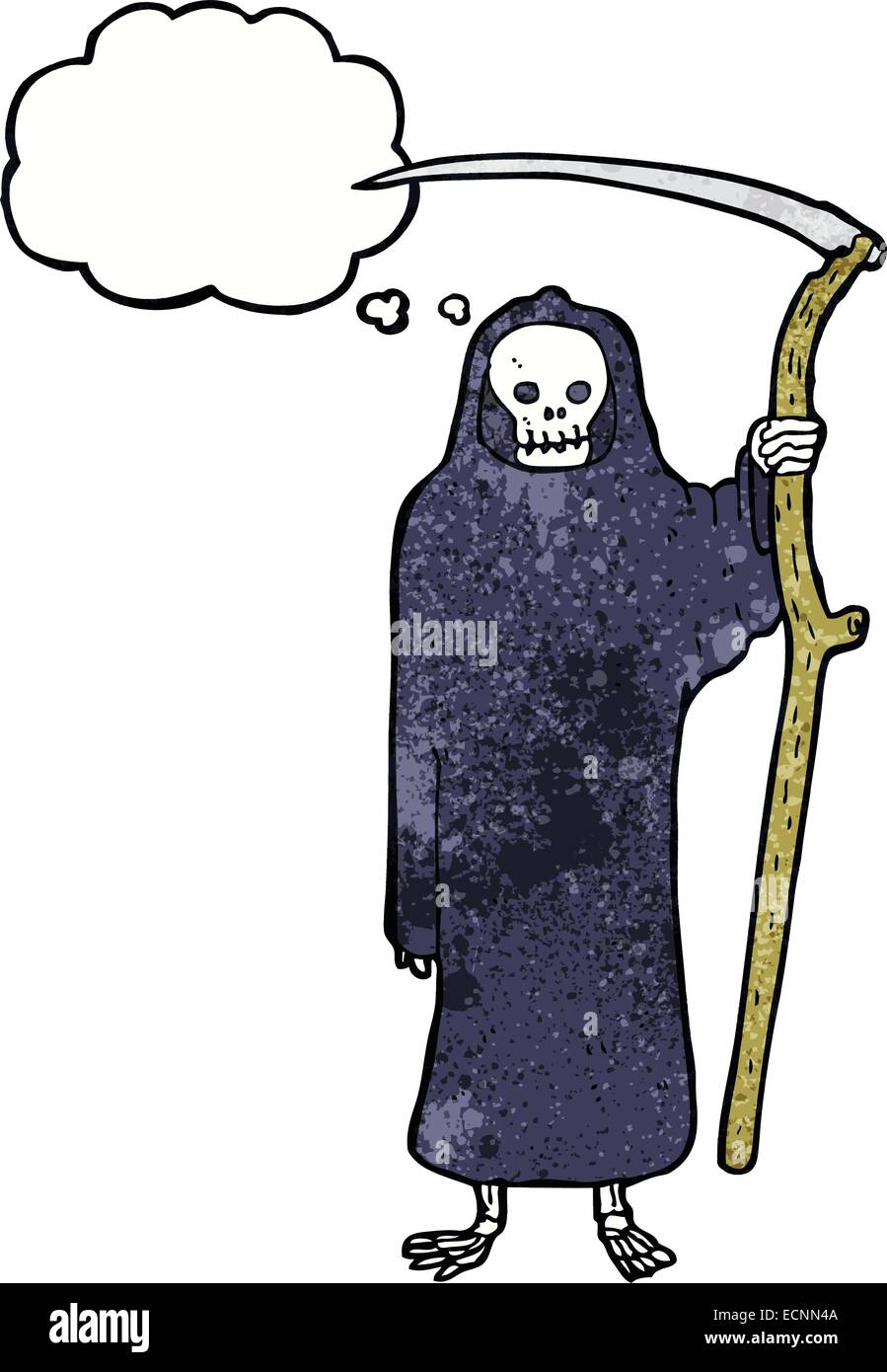 death cartoon with thought bubble Stock Vector Image & Art - Alamy