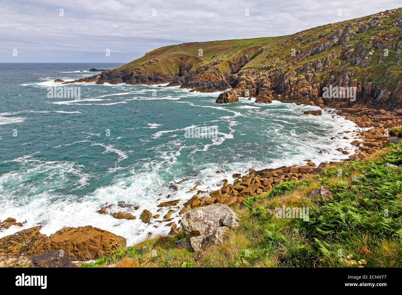 Porthzennor cove Wicca pool Tremedda Cliff and the South west Coast ...