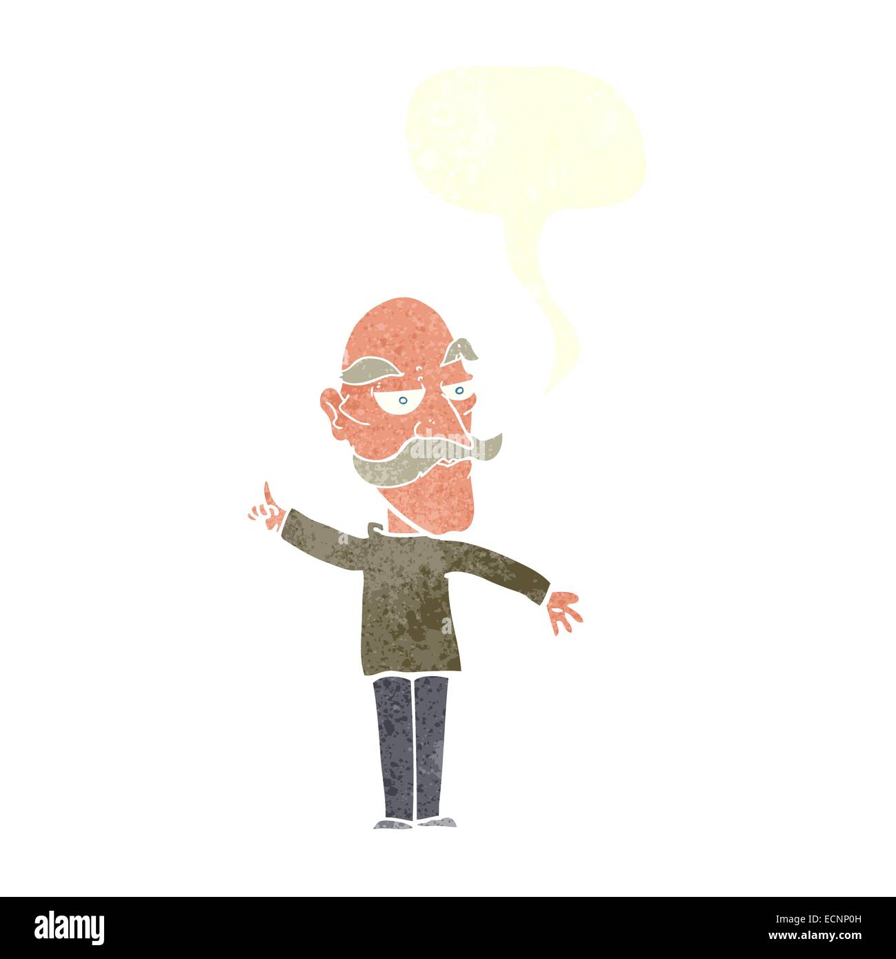 Old man talking story Stock Vector Images - Alamy