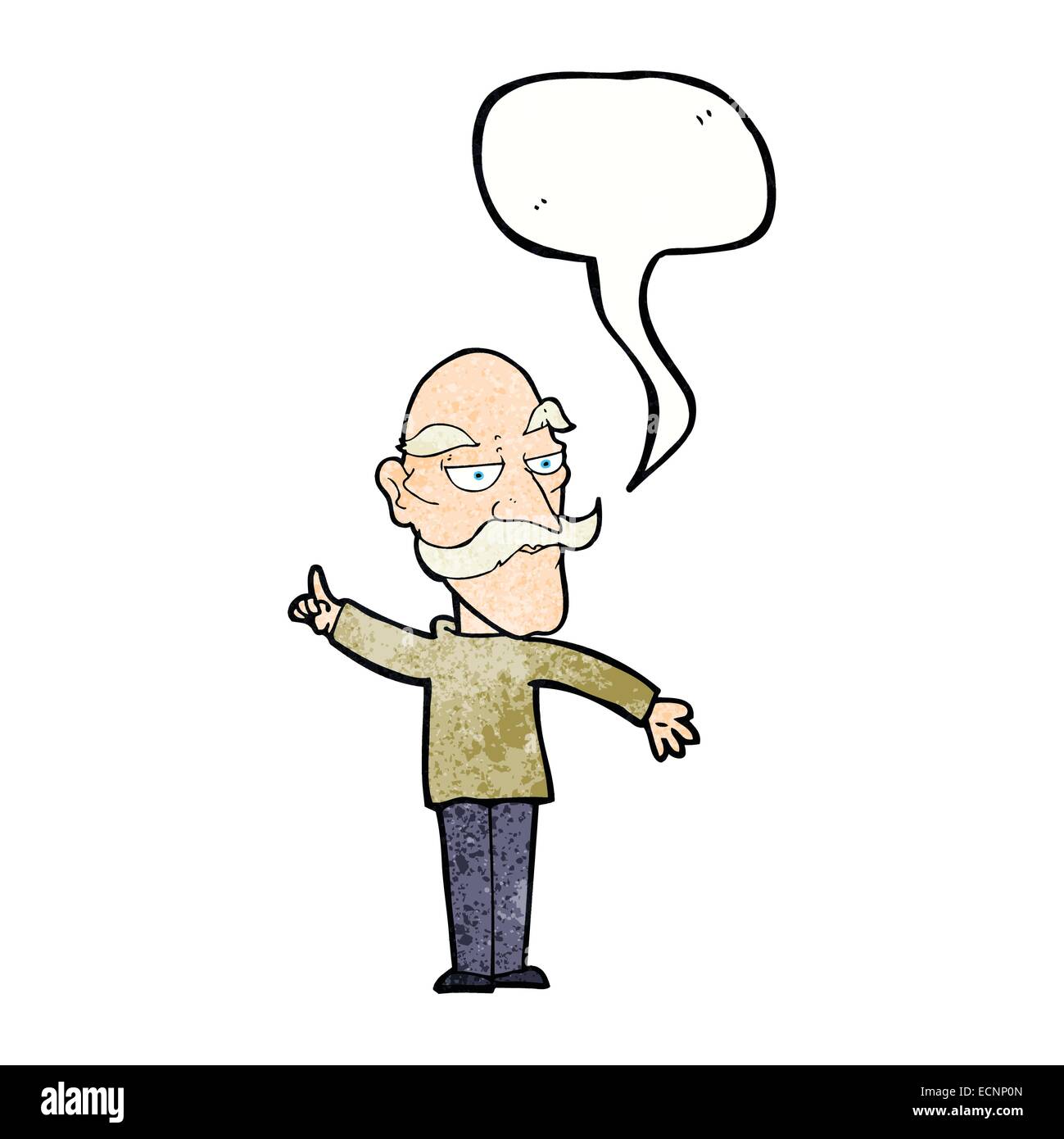 Old man talking story Stock Vector Images - Alamy