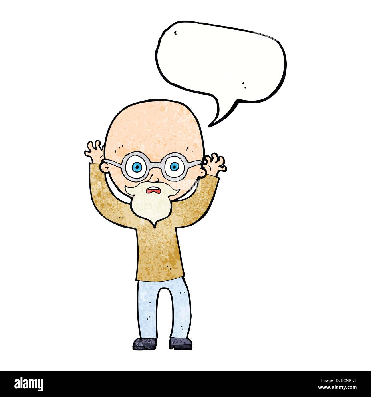 Cartoon Stressed Bald Man High Resolution Stock Photography and Images ...