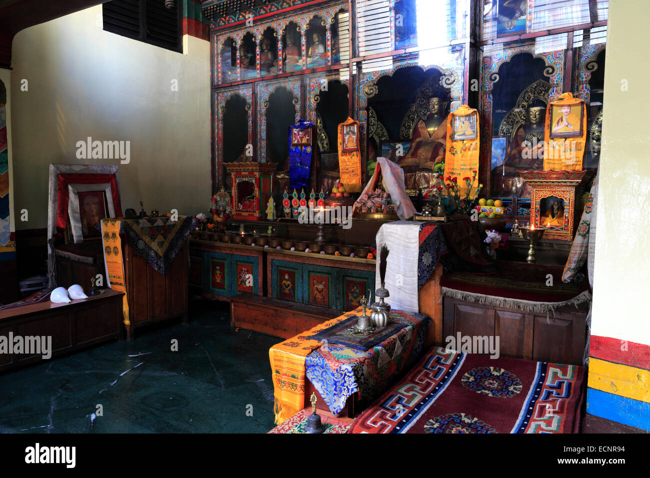 Image inside the Dongak Chhyoling Old Monastery, Monkey Temple, UNESCO ...