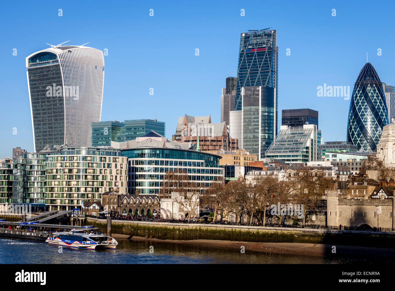 The City Of London Skyline, London, England Stock Photo - Alamy