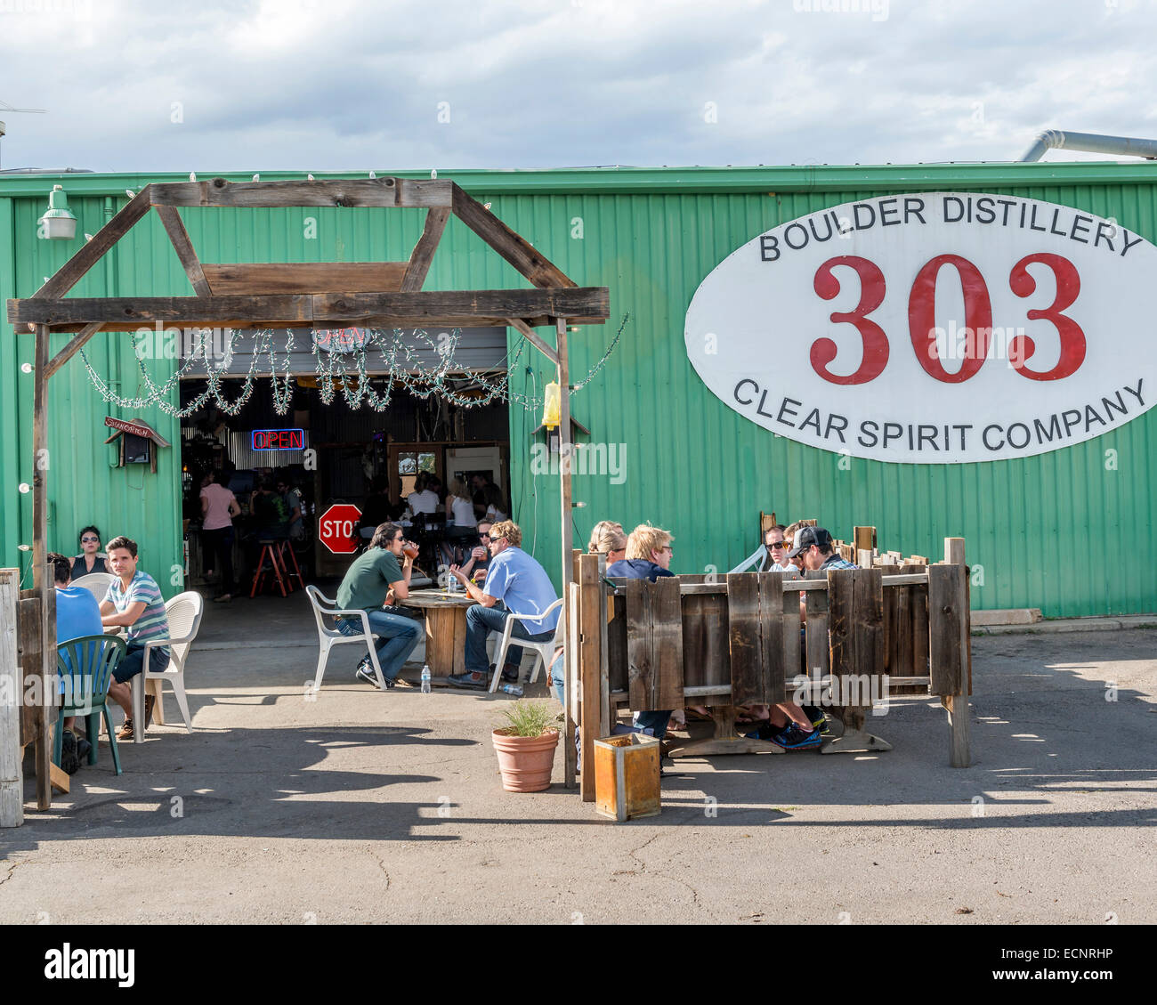 Boulder Distillery 303 Clear Spirit Company. Colorado. USA Stock Photo ...