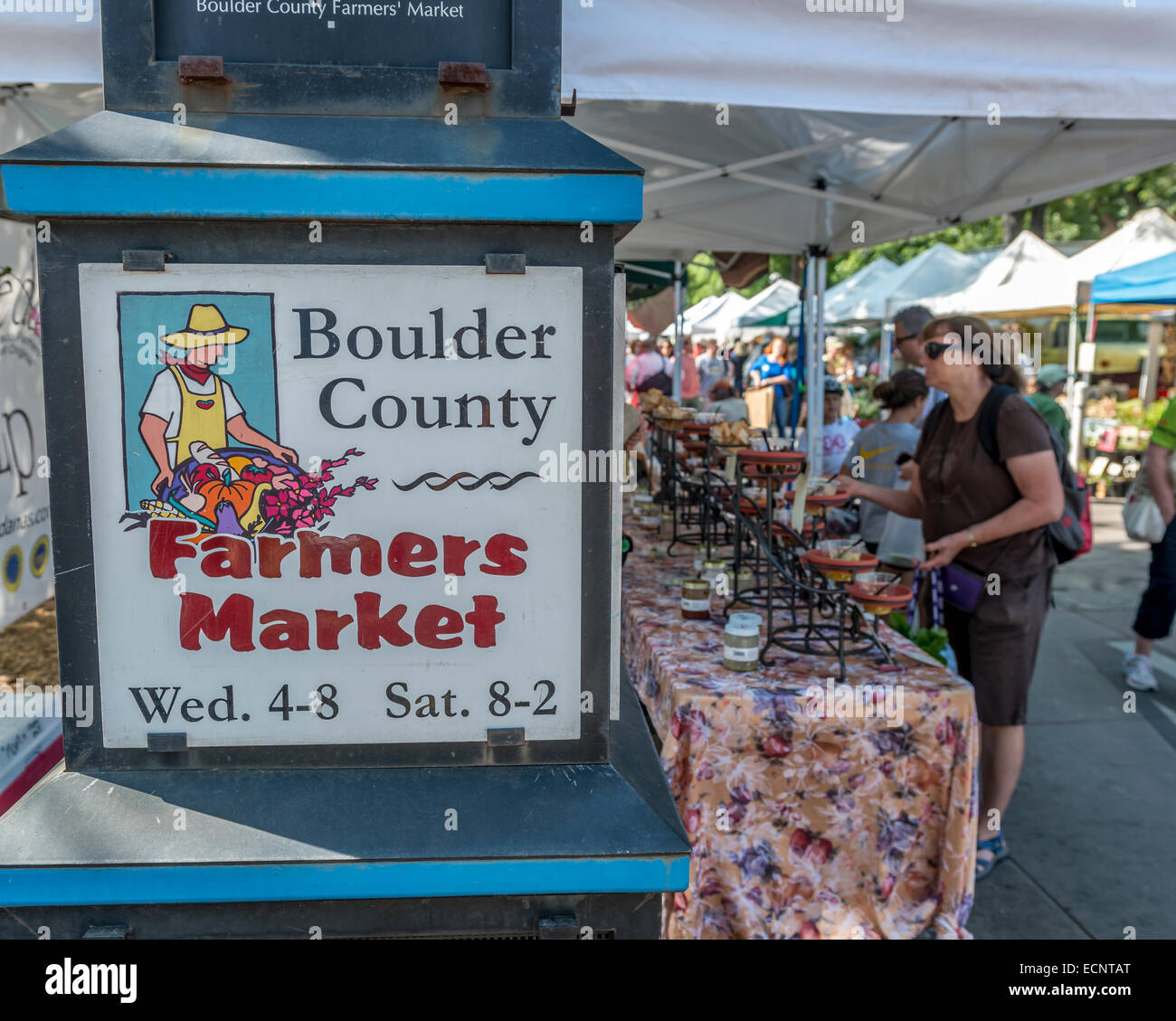 Boulder County Farmers' Market. Colorado. USA Stock Photo - Alamy