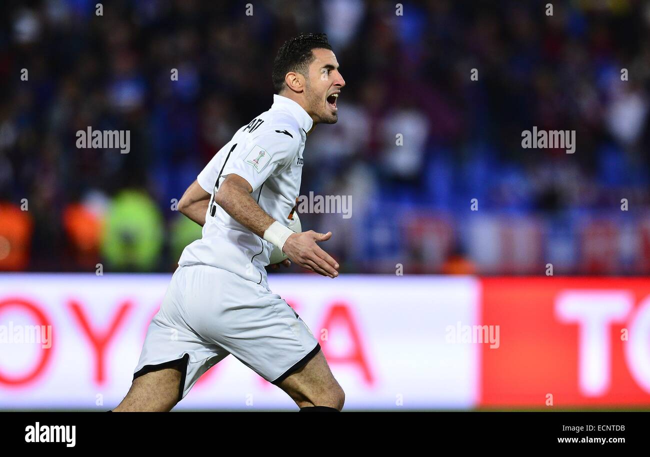 Marrakech, Morocco. 17th Dec, 2014. Setifienne forward AHMED GASMI ...