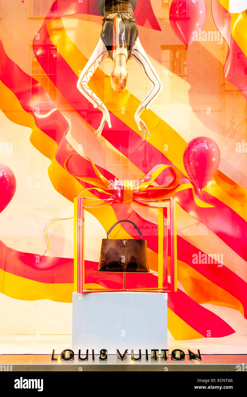 Window Display At The Louis Vuitton Store In New Bond Street, London ...