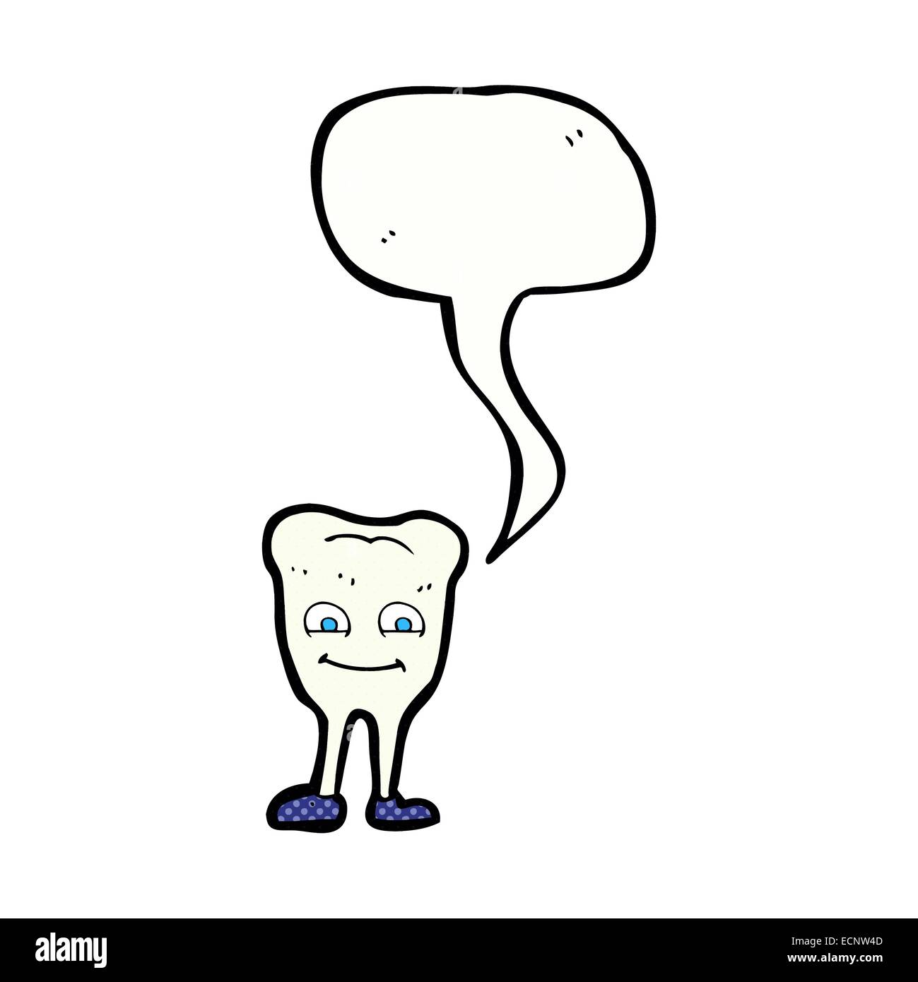 cartoon tooth with speech bubble Stock Vector Image & Art - Alamy
