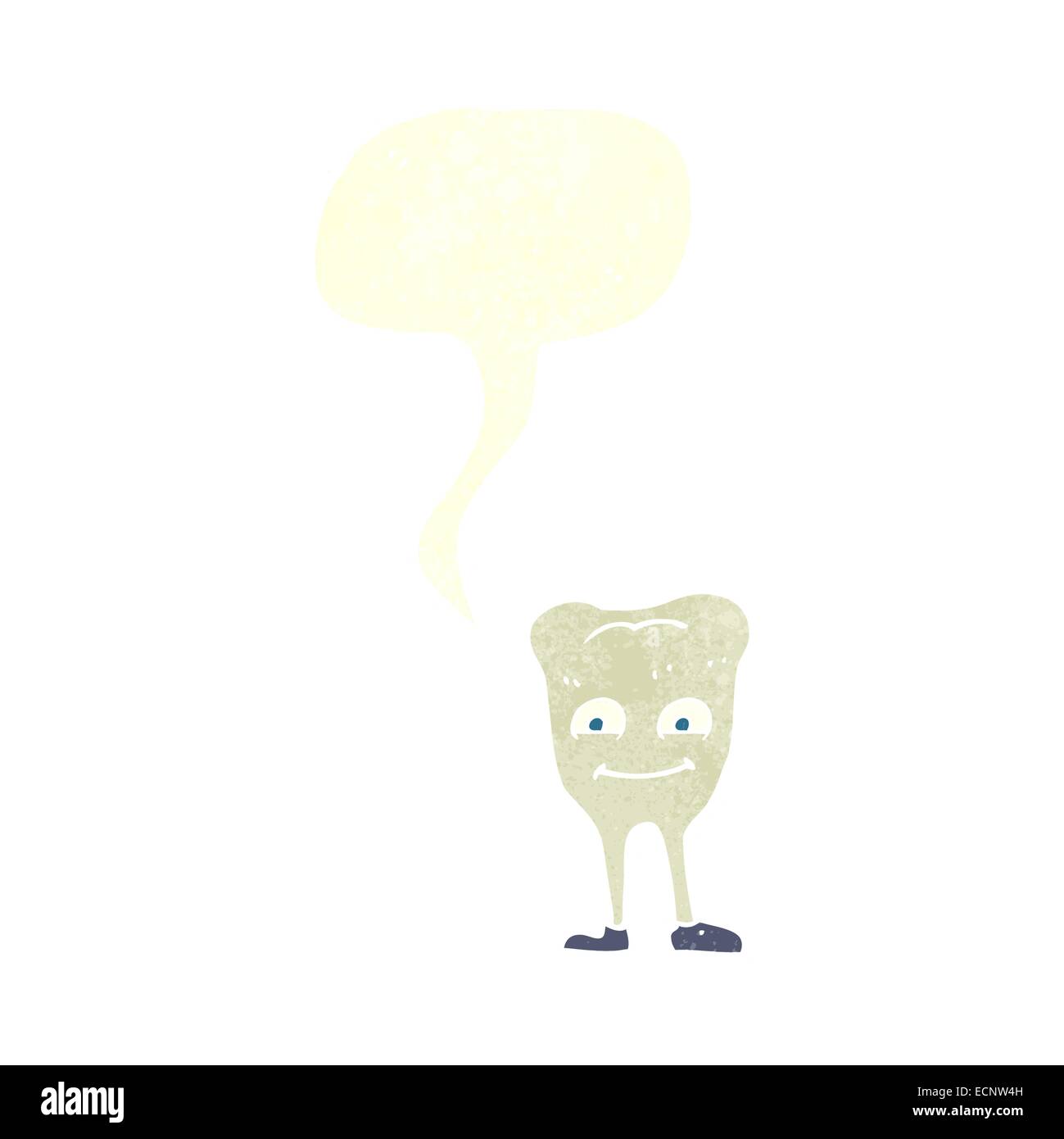 cartoon tooth with speech bubble Stock Vector Image & Art - Alamy