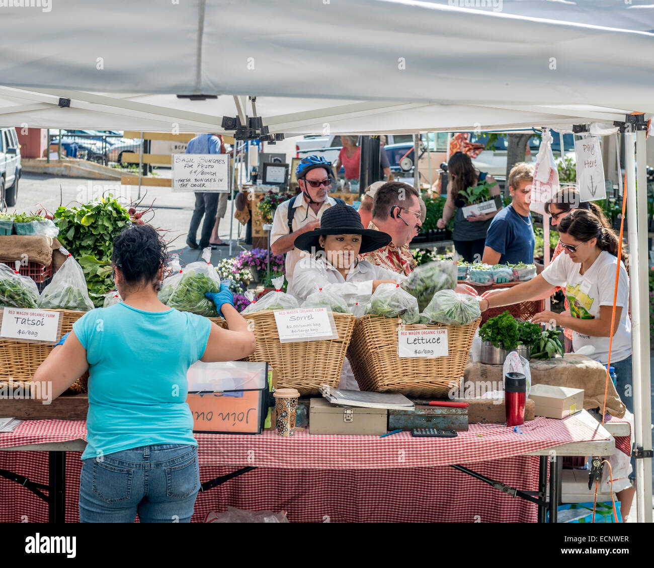 Boulder County Farmers Market. Colorado. USA Stock Photo - Alamy