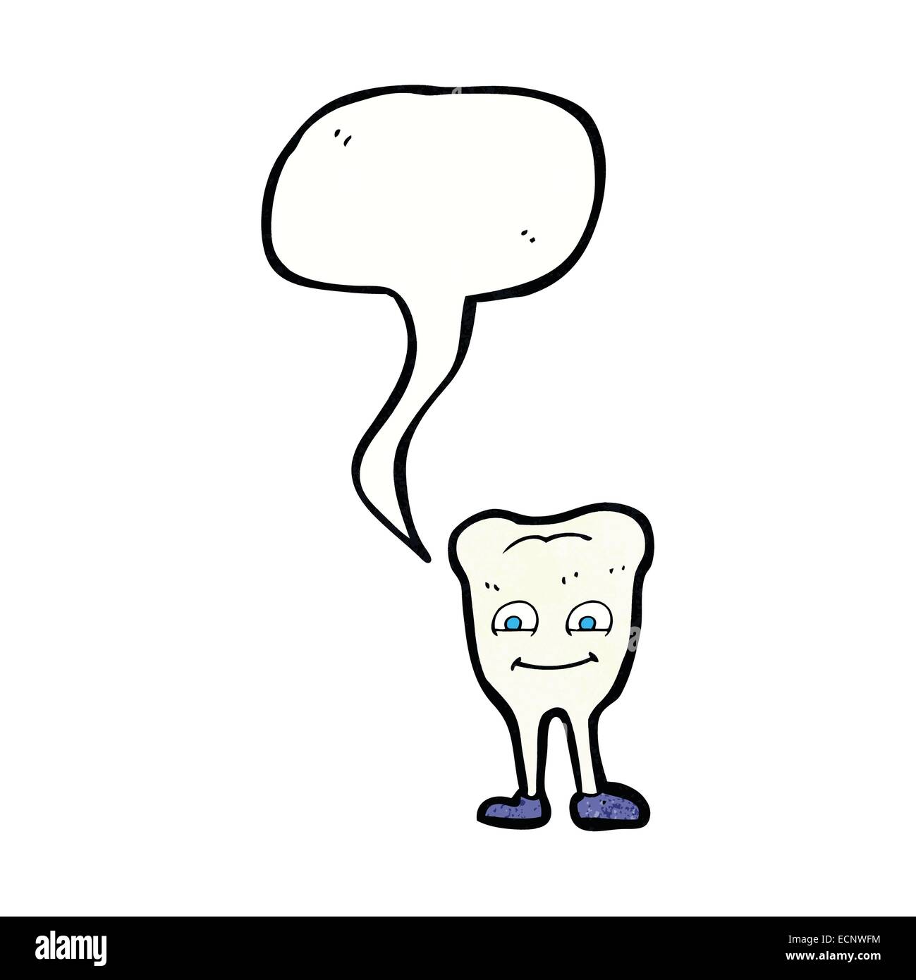 cartoon tooth with speech bubble Stock Vector Image & Art - Alamy