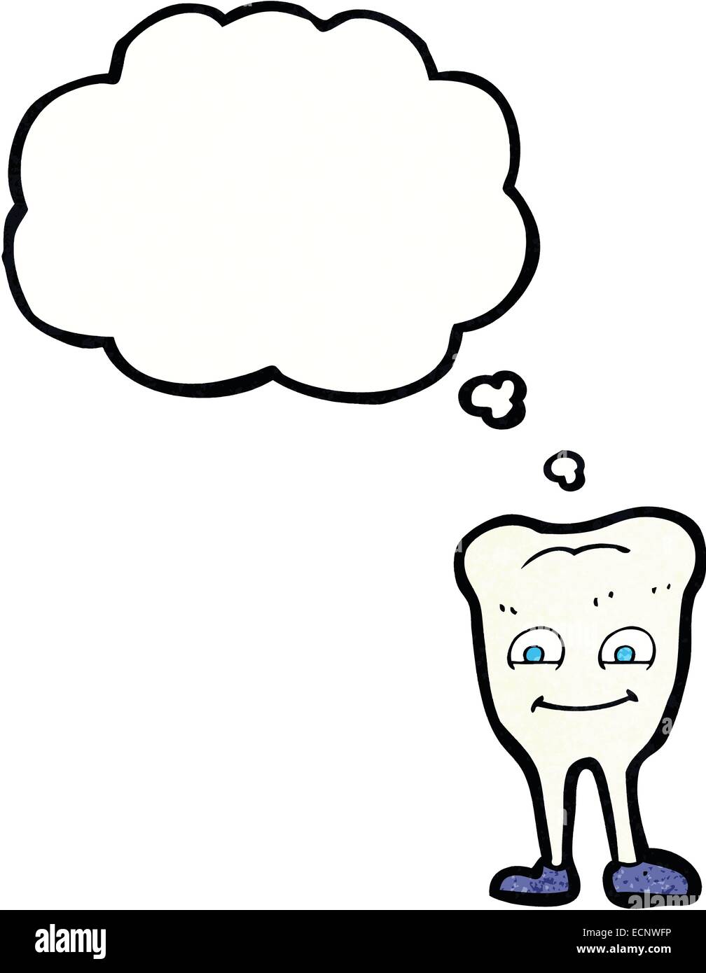 cartoon tooth with thought bubble Stock Vector Image & Art - Alamy