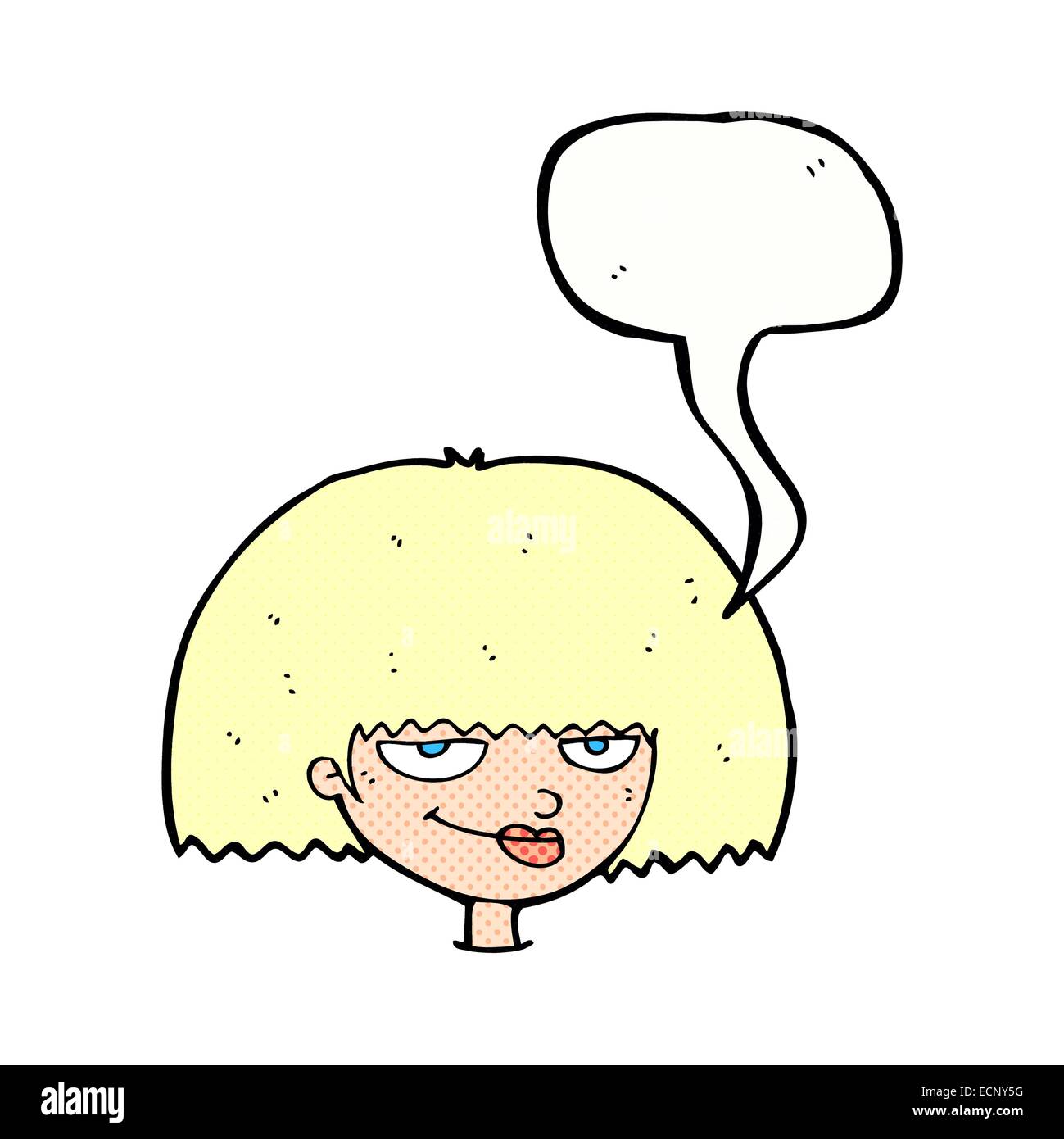Cartoon mean female face High Resolution Stock Photography and Images ...