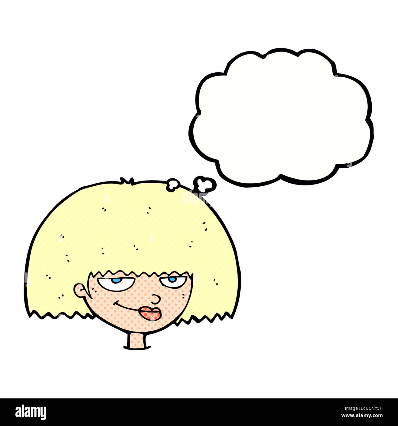 Cartoon mean female face hi-res stock photography and images - Alamy
