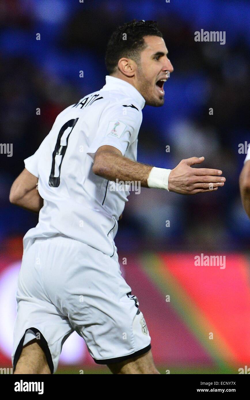 Marrakech, Morocco. 17th Dec, 2014. Setifienne forward AHMED GASMI (C ...