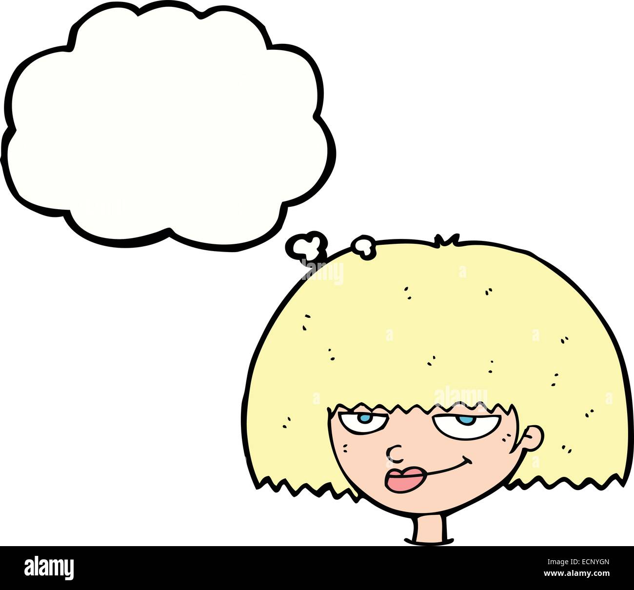 Cartoon mean female face hi-res stock photography and images - Alamy